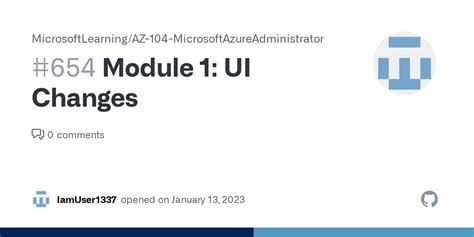 Module 1 UI Changes Issue 654 MicrosoftLearning AZ 104