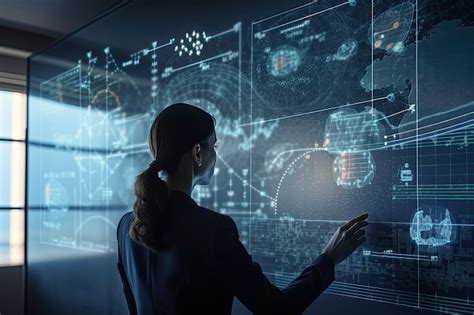 Premium AI Image Data Scientist Concept