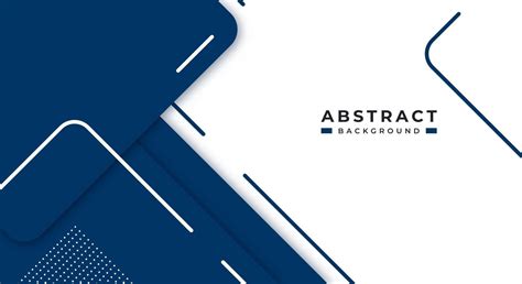 Abstract Blue Background Geometric Shape Paper Layers With Copy Space