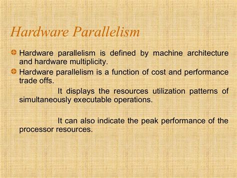 Advanced Computer Architesture Conditions Of Parallelism