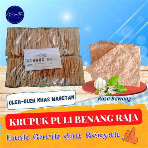 Jual Kerupuk Puli Mentah 1Kg Gendar Krecek Puli Oleh Oleh Khas Magetan Madiun Krupuk Mentah