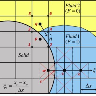 D Schematic Representation Of The Fluid Fluid Interface In Contact Download Scientific Diagram
