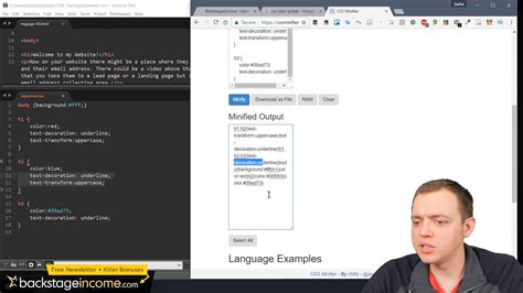css3 tutorial for beginners 44 how to optimize and compress your code