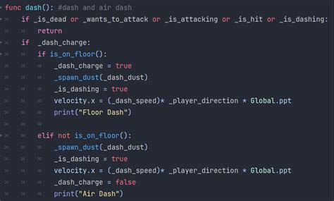 Instant Dashing When Jumping During Dash Programming Godot Forum