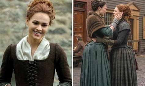 ‘it Went Down My Corset Outlanders Brianna Fraser Star ‘almost Set