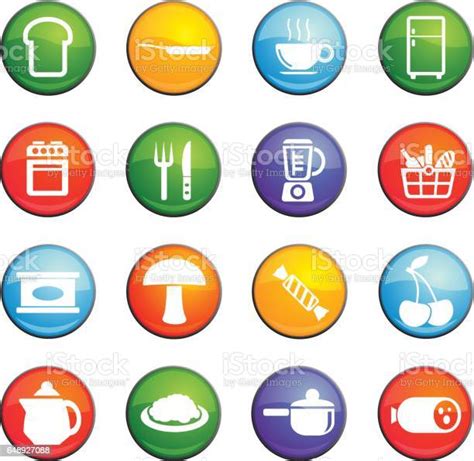 廚房圖示集向量圖形及更多午餐圖片 午餐 叉 商品 Istock