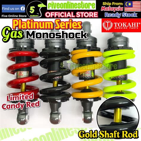 TOKAHI Racing Platinum Series GOLD Shaft Gas Heavy Duty Monoshock