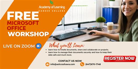 Free Microsoft Office Training Courses Aolccoshawa