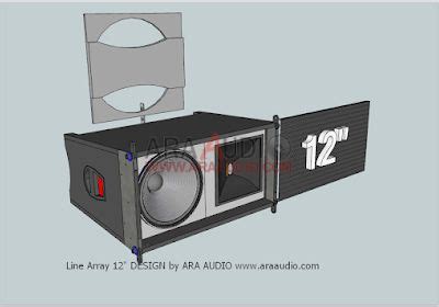 Skema Box Line Array 12 Inch Tweeter Rangkaian Elektronik Speaker