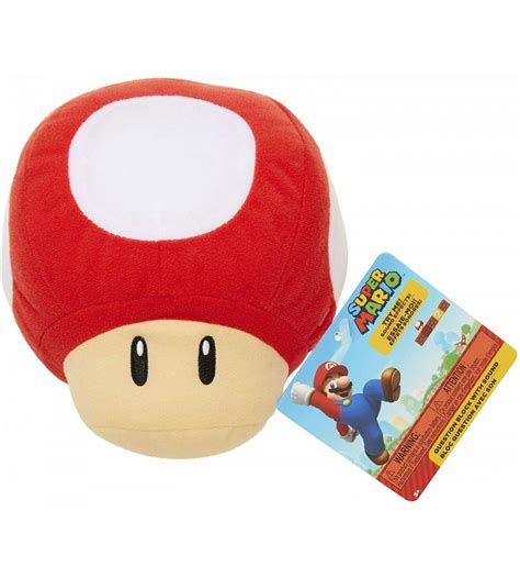 World Of Nintendo Super Mario Mushroom 15 Cm Fx Plush Visiontoys
