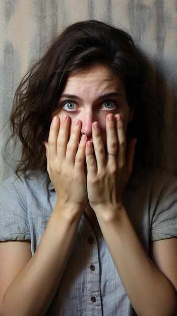 Scared Women Premium Ai Generated Image