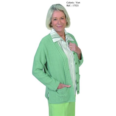 Fins de série Vêtements femmes senior Elicris Gilet Gaelle