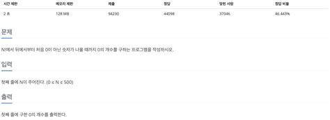 백준 1676 팩토리얼 0의 개수