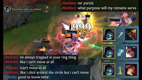 Yorick Glitch Helps Me Win Top Vs Akshan Youtube
