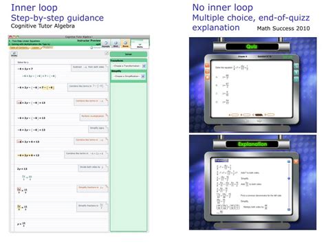 Ppt Building Intelligent Tutoring Systems With The Cognitive Tutor Authoring Tools Ctat