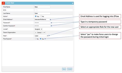 User Management In ZFlow ZFlow Documentation