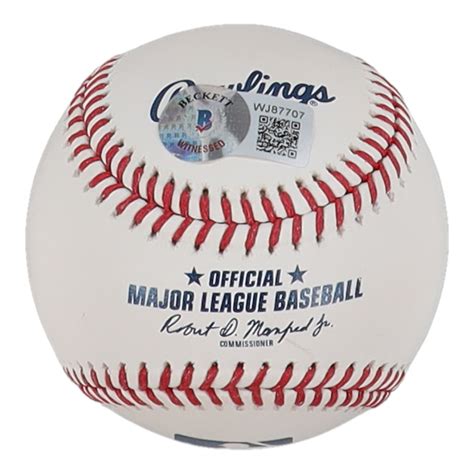 Ronald Acuna Jr Signed OML Baseball Beckett Pristine Auction
