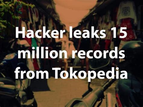 Hacker Leaks 15 Million Records From Tokopedia Video Zdnet