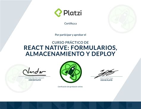 Curso De React Native Formularios Almacenamiento Y Deploy