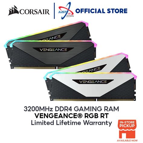 Corsair Vengeance Rgb Rt 16gb8x2 Ddr4 3200mhz Rgb Gaming Ram White