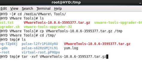 Vmware Tools Installation
