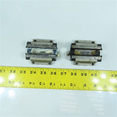 THK HSR B Linear Guide Rail Bearing Block Mm X Mm W X Mm H Lot Of Bullseye