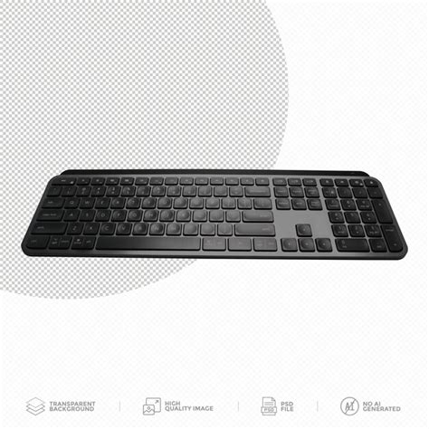 Premium PSD Computer Keyboard On Transparent Background