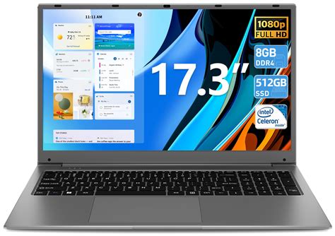 Sgin Inch Laptop Computer Gb Ram Gb Ssd Laptops With Intel Celeron Quad Core Processor