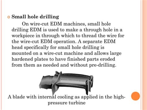 Electric Discharge Machining