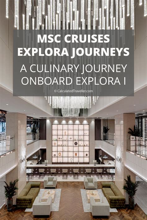 Msc Cruises Explora Journeys A Culinary Journey On Explora I