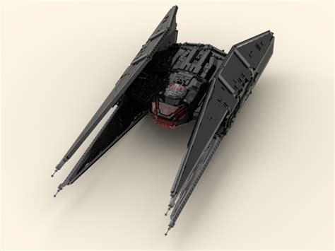 Lego Moc Tie Silencer Minifig Scale By Alexkipodre Rebrickable