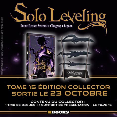 Solo leveling Tome 15 Edition Collector Steelbook Jeux Vidéo