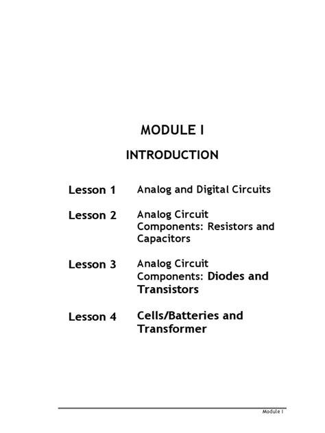Itpe 101 Digital Electronics Module 1 Pdf Bipolar Junction