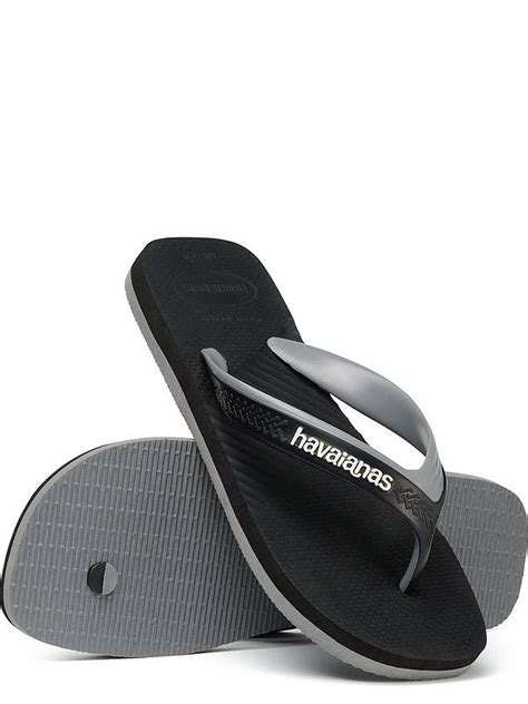 havaianas men s dual flip flop black very