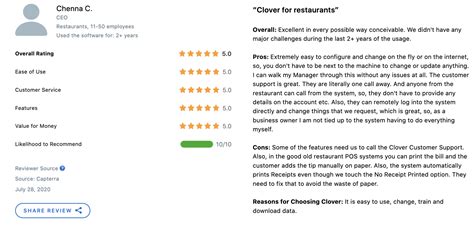 Clover Pos For Restaurants Reviews 2025 Toast Pos