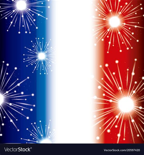 Happy Bastille Day France Royalty Free Vector Image
