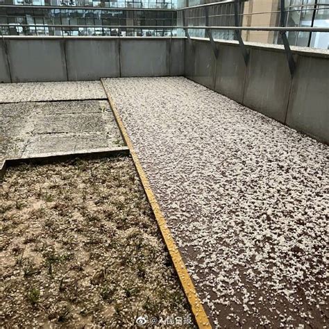 北京突降冰雹 直径约2厘米 搜狐大视野 搜狐新闻