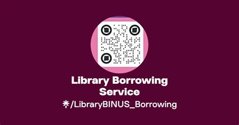 Library Borrowing Service Linktree