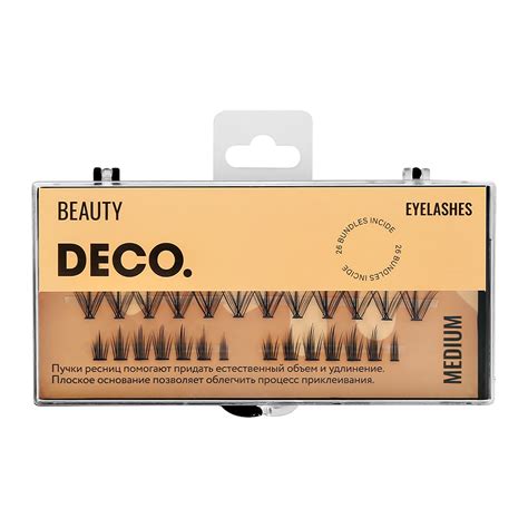 Пучки ресниц `DECO.` medium mix set 2 купить в интернет-магазине ...