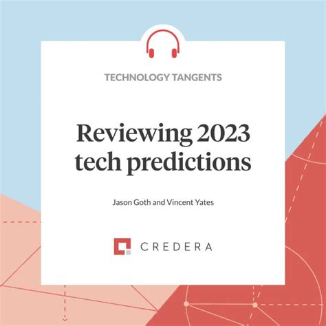 In Their Latest Episode Of “technology Tangents” Credera Chief Data… James Willans