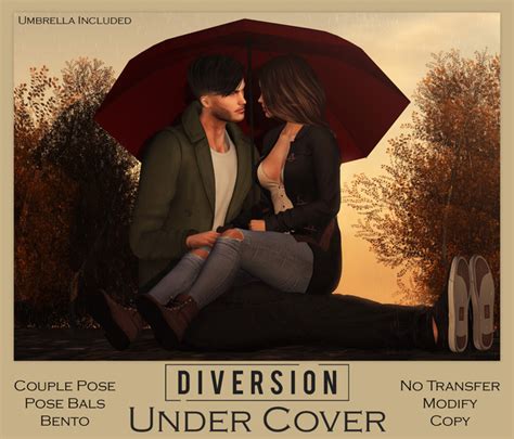 Second Life Marketplace Diversion Under Cover Couple Pose