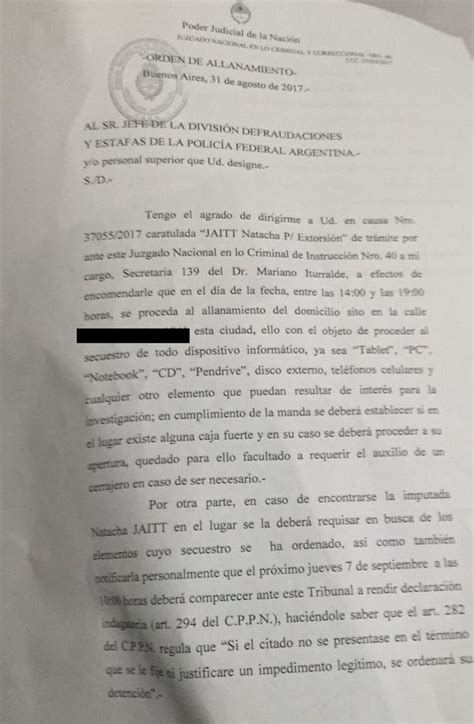 Allanaron La Casa De Natacha Jaitt Infobae