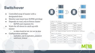 Maxscale Switchover Failover And Auto Rejoin PPT