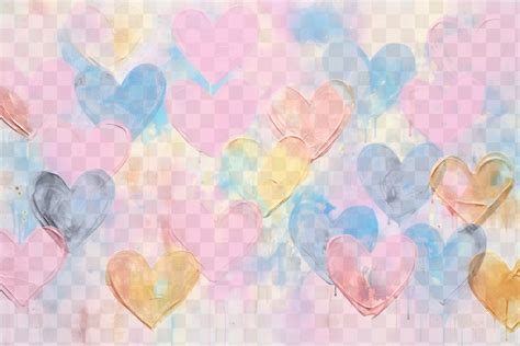 Colorful Abstract Heart Pattern Texture Free Png Rawpixel