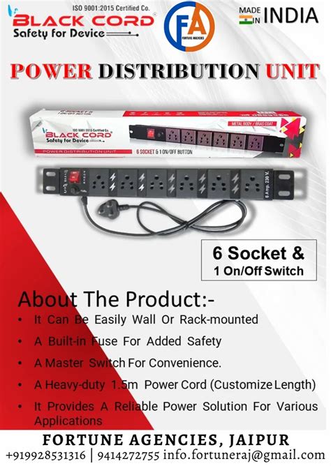 Pin PDU Power Distribution Unit Meter At Piece In Jaipur ID
