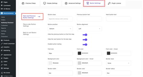 Next And Previous Button Settings Themehigh Documents