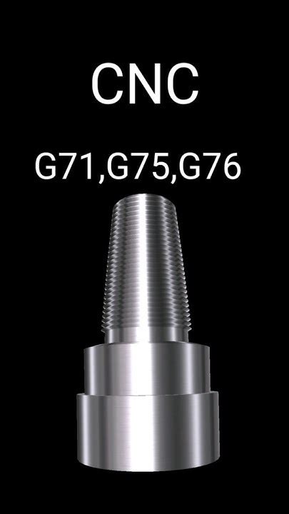 G71 G75 G76 Cnc Code Youtube
