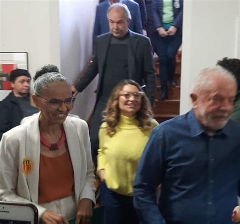 Marina Silva Anuncia Apoio A Lula