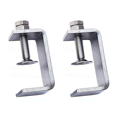 Buy Kyien 2pcs 304 Stainless Steel C Clamp 65mm Heavy Duty C Clamp Woodworking Building Tiger