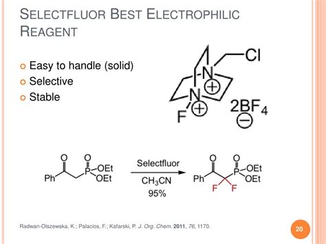 Ppt Design And Development Of Safe And Selective Deoxofluorinating